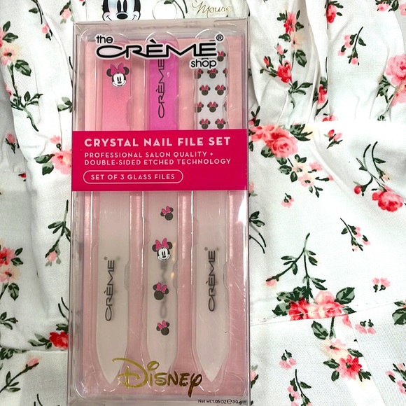 Disney | Other | The Crme Shop Crystal Nail File Set Minnie Mouse Set ...
